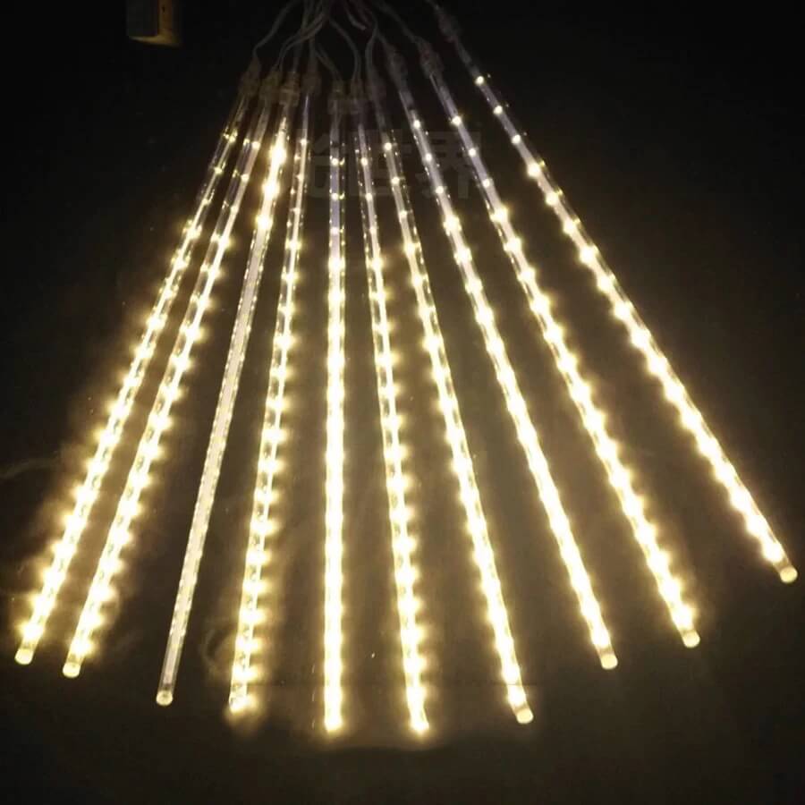 LED Girlianda "Meteorai" Šilta Balta 50cm - LEDlumina