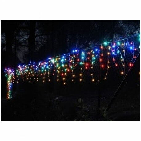 LED girlianda 240cm Spalvoti varvekliai - LEDlumina