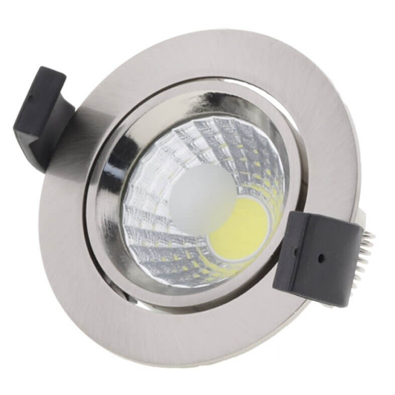 8W 2700K LED COB INOX įleidžiamas šviestuvas