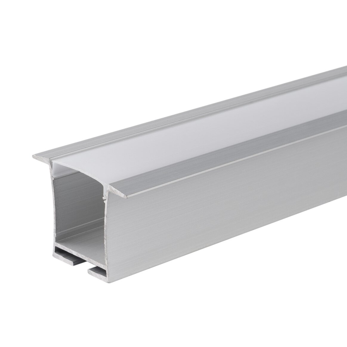 LED JUOSTŲ PROFILIAI - Profilis LED juostai, įleidžiamas, pilkas